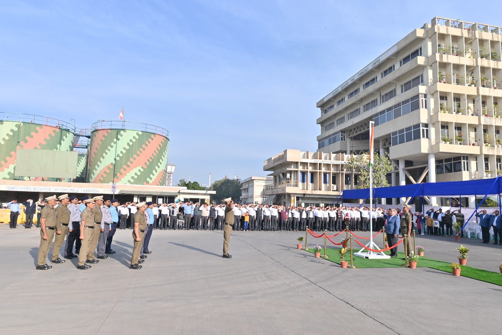 GACL celebrated 75th Republic Day with great pride - Gujarat Alkalies ...